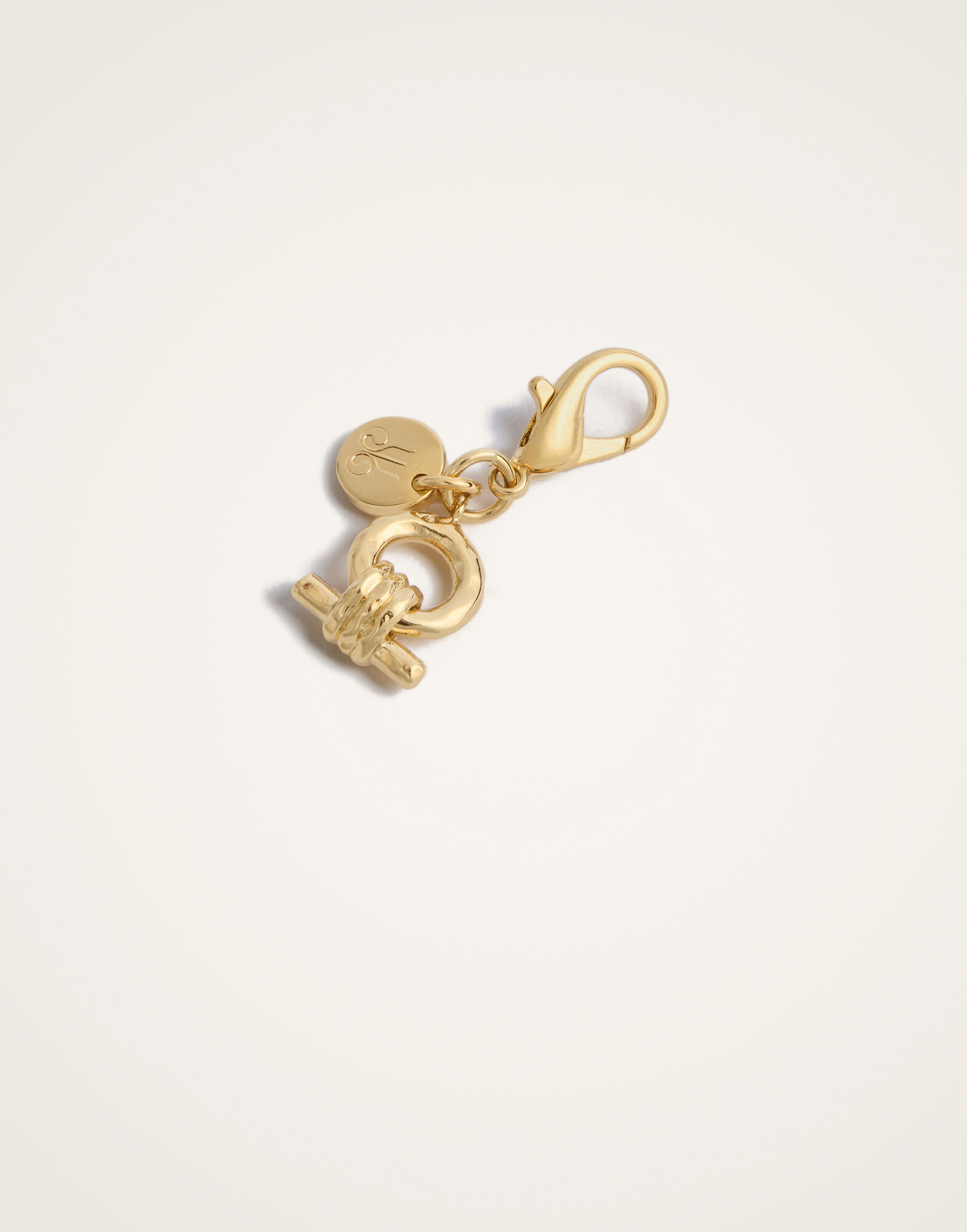 Shen Loop Charm in Solid Gold for Women | La DoubleJ US