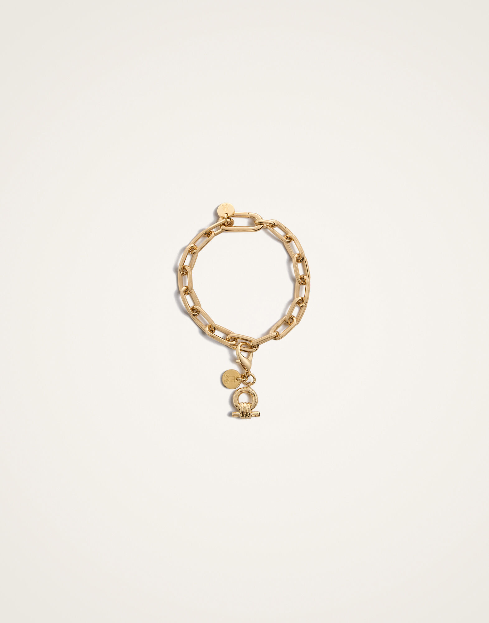 Shen Loop Charm in Solid Gold for Women | La DoubleJ US