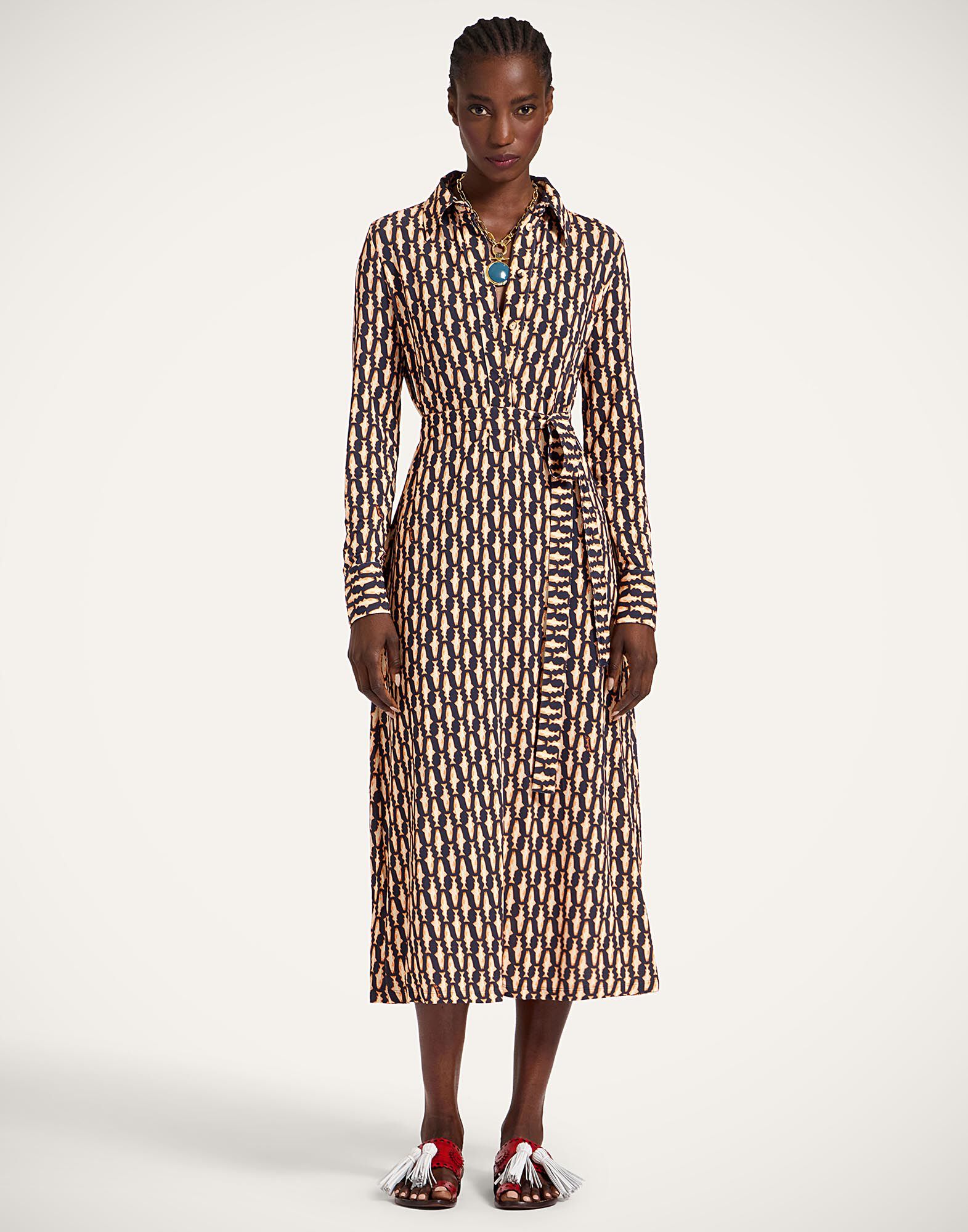 Perry Street Dress in Pesciolini Blue for Women | La DoubleJ US