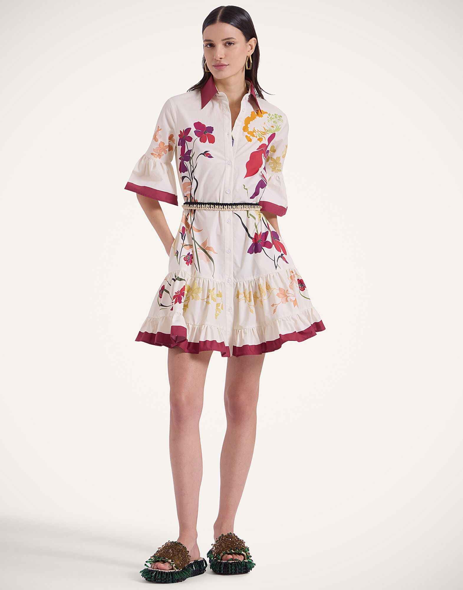 Choux Dress in Corsage Placée Ivory for Women | La DoubleJ US